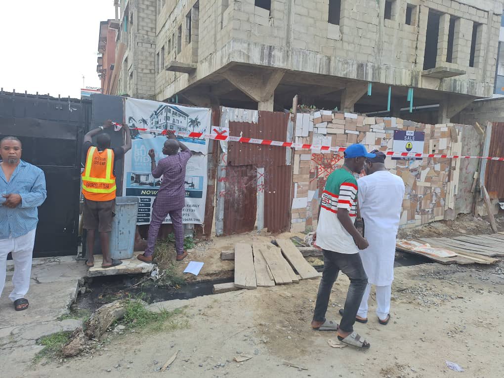 Lagos Seals Eight Houses In Ebute Metta (Photos)